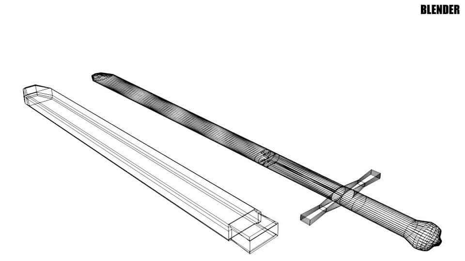 Broadsword - 3D Model by faizal3DX