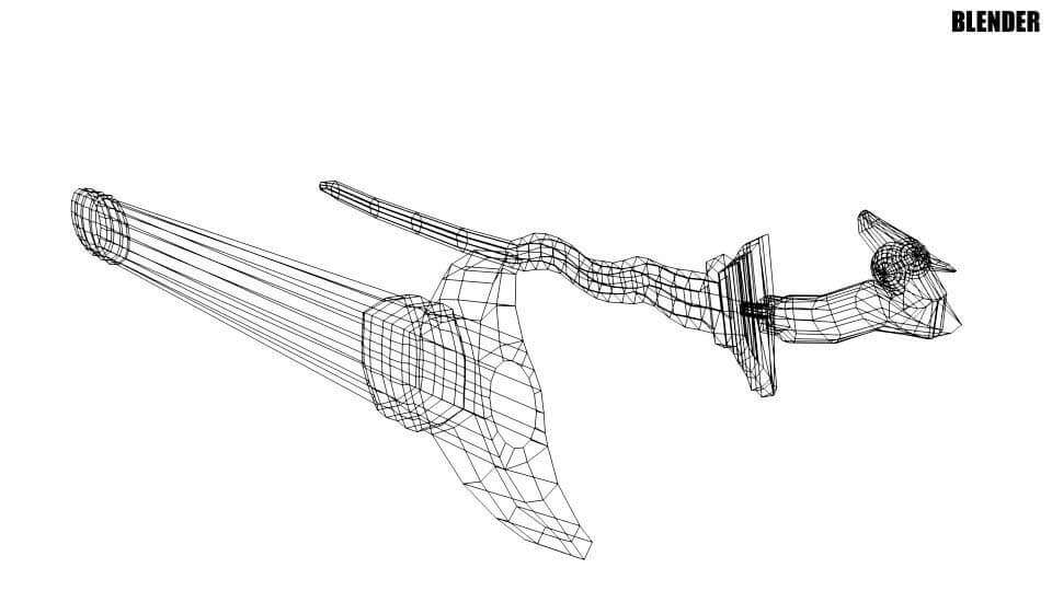 Kalis Sword - 3D Model by faizal3DX