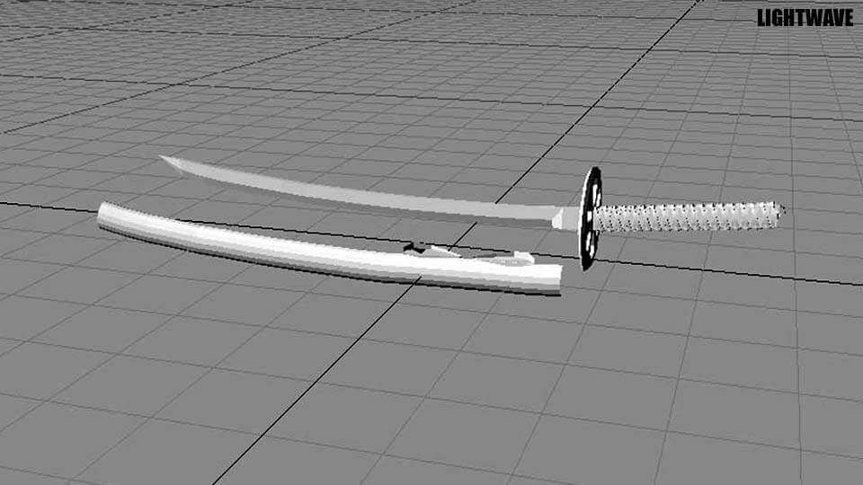 Katana Sword - 3D Model by faizal3DX