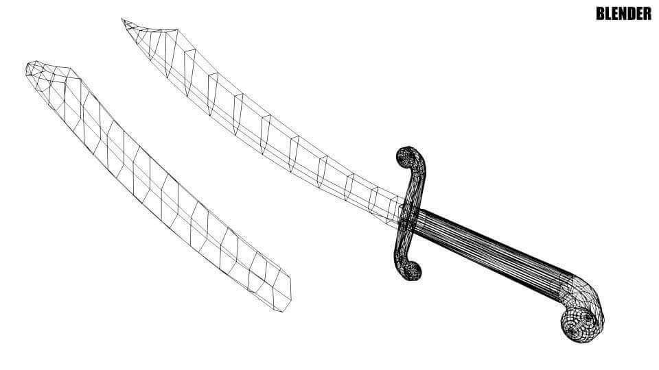 Tang Sword - 3D Model by faizal3DX