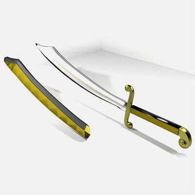Tang Sword - 3D Model by faizal3DX