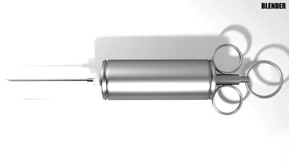 Syringe - 3D Model by faizal3DX