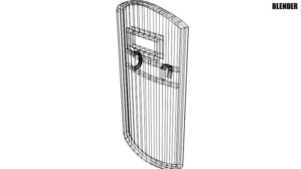 Tactical Shield - 3D Model by faizal3DX