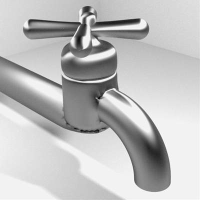 Tap Water Valve - 3D Model by faizal3DX