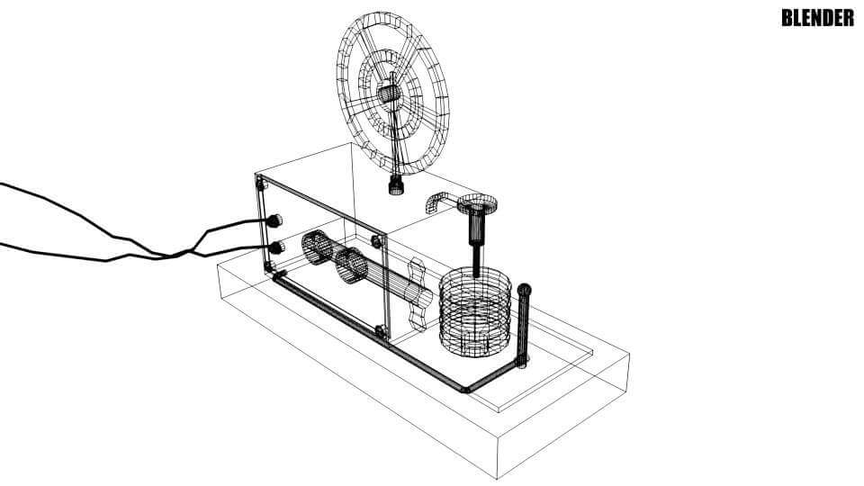 Telegraph Machine - 3D Model by faizal3DX