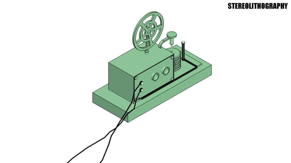 Telegraph Machine - 3D Model by faizal3DX