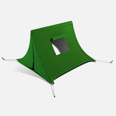 A-Frame Tent 3D Model by faizal3DX