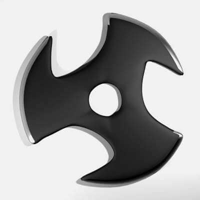 Throwing Star - 3D Model by faizal3DX