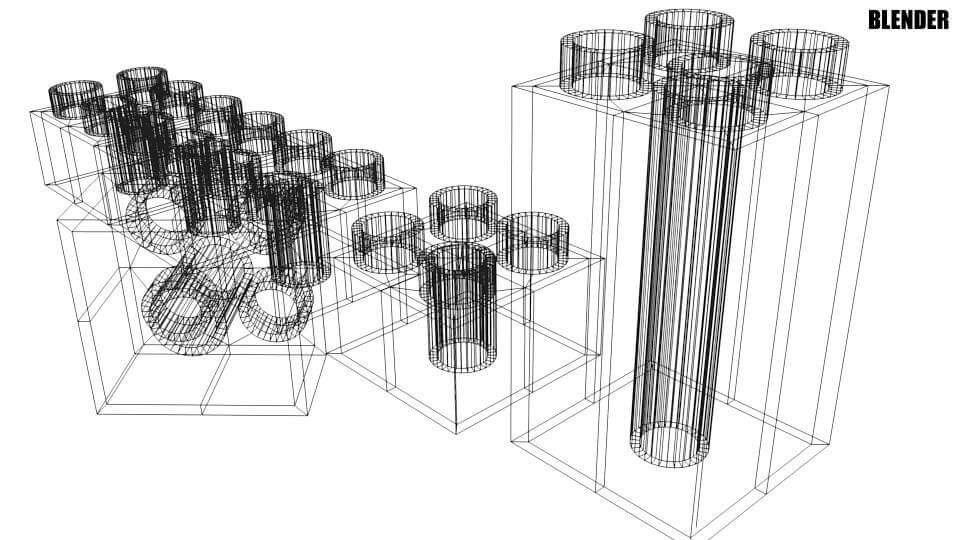 Brick Block Toy - 3D Model by faizal3DX