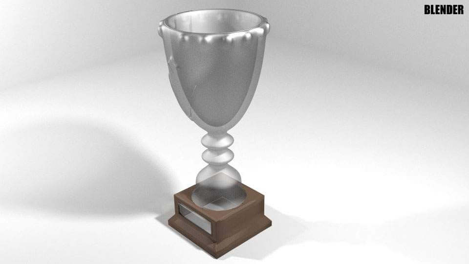 Goblet Trophy - 3D Model by faizal3DX