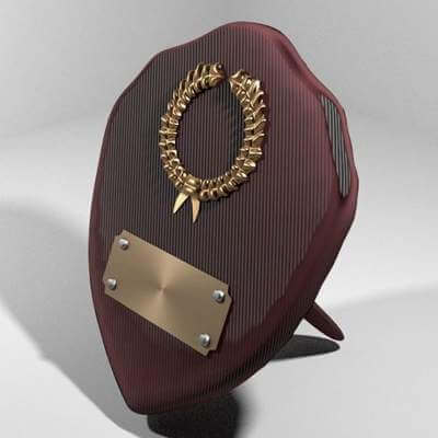 Shield Trophy - 3D Model by faizal3DX