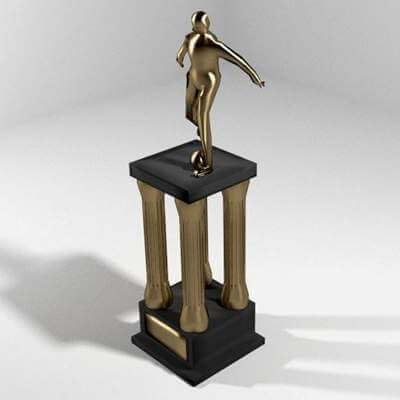 Statue Trophy - 3D Model by faizal3DX