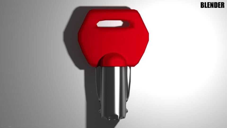 Tubular Key - 3D Model by faizal3DX