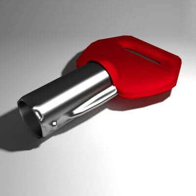 Tubular Key - 3D Model by faizal3DX