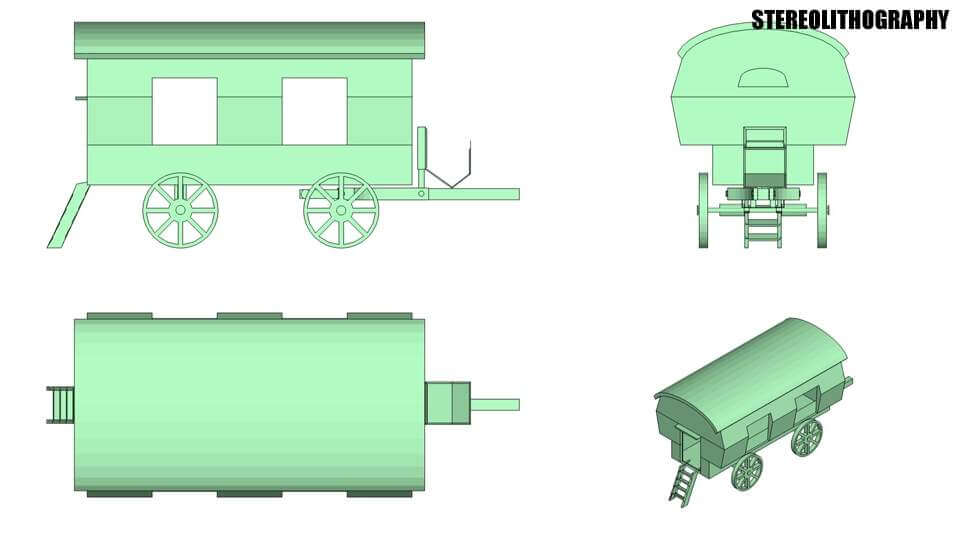 Nomadic Wagon - 3D Model by faizal3DX