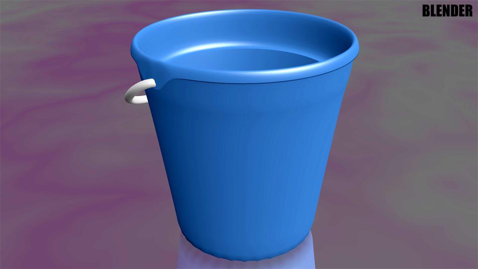 Water Bucket - 3D Model by faizal3DX