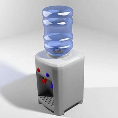 Water Dispenser - 3D Model by faizal3DX