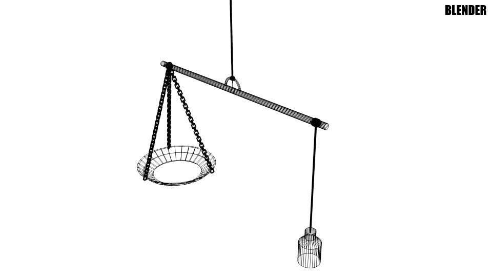 Steelyard Weighing Scale - 3D Model by faizal3DX