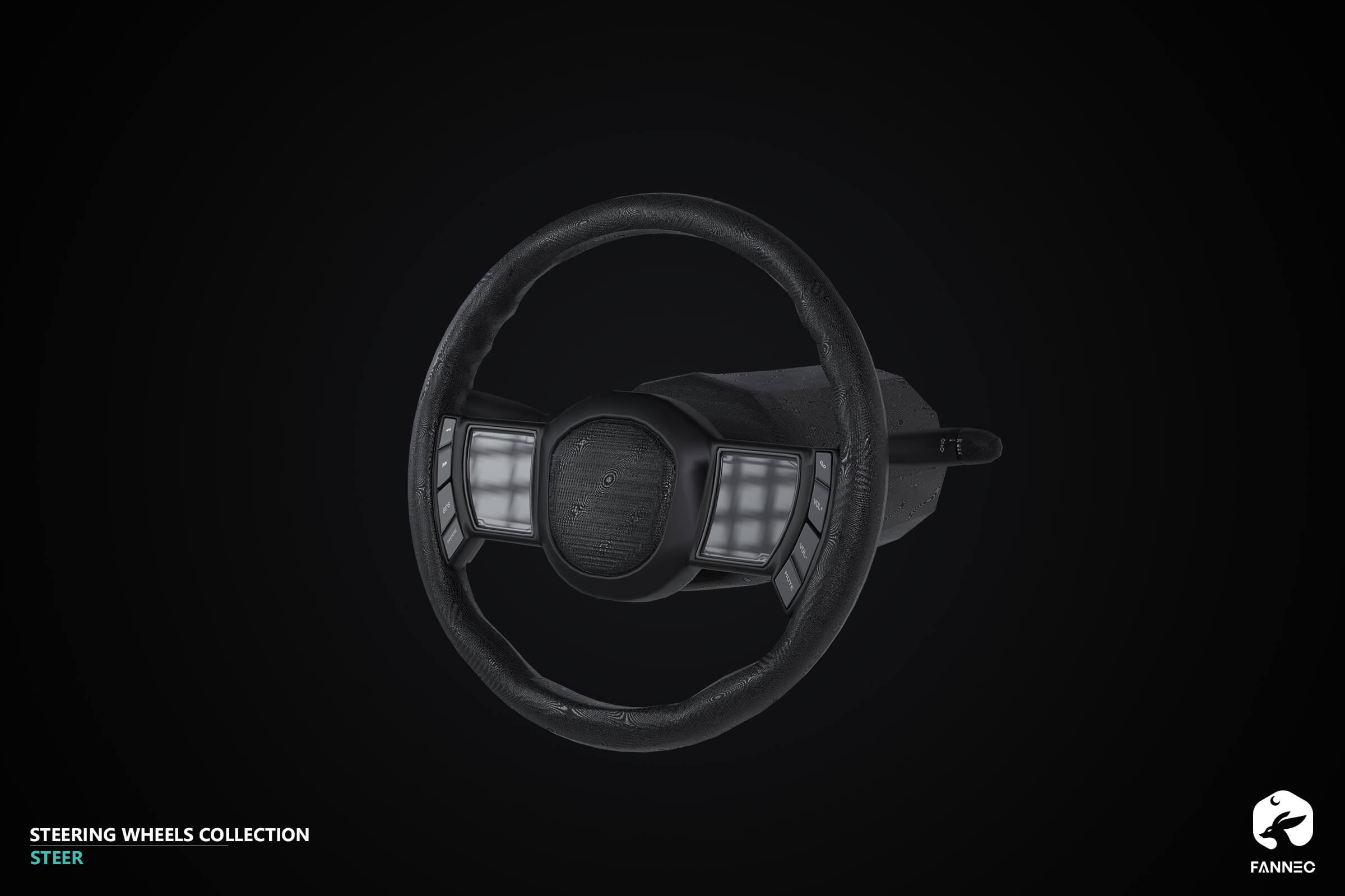 Steer - Steering Wheels Collection - All Formats 3D Model by FANNEC