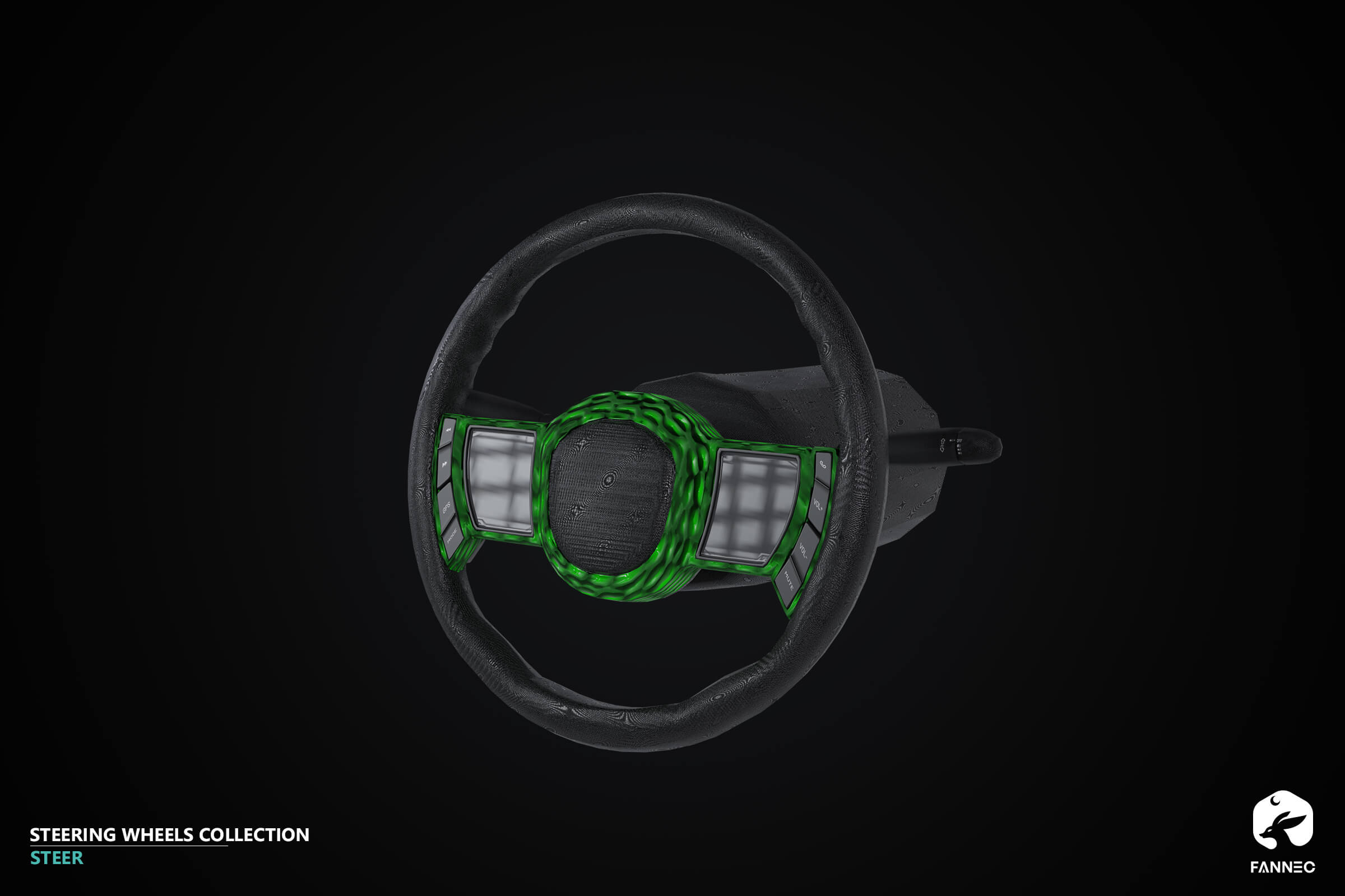 Steer - Steering Wheels Collection - All Formats 3D Model by FANNEC