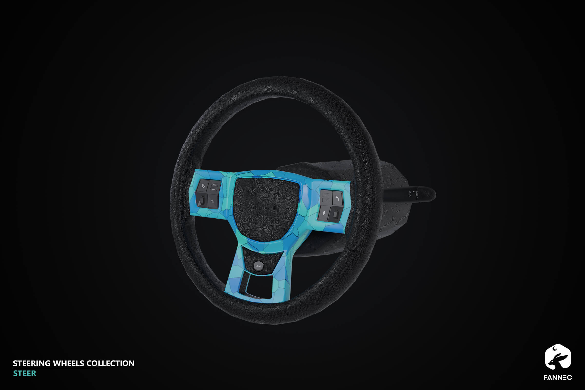Steer - Steering Wheels Collection - Unity 3D Model by FANNEC