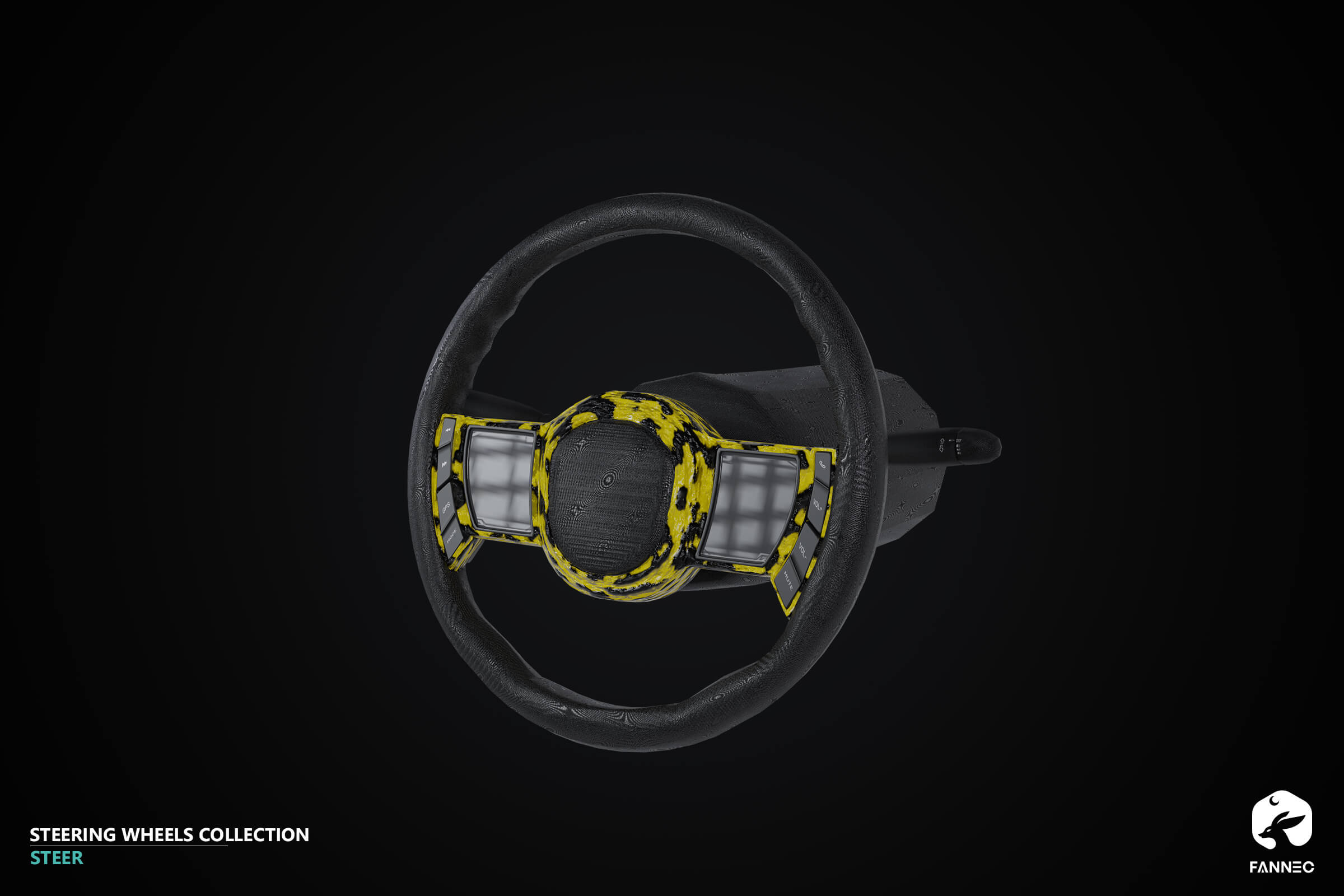 Steer - Steering Wheels Collection - Unity 3D Model by FANNEC