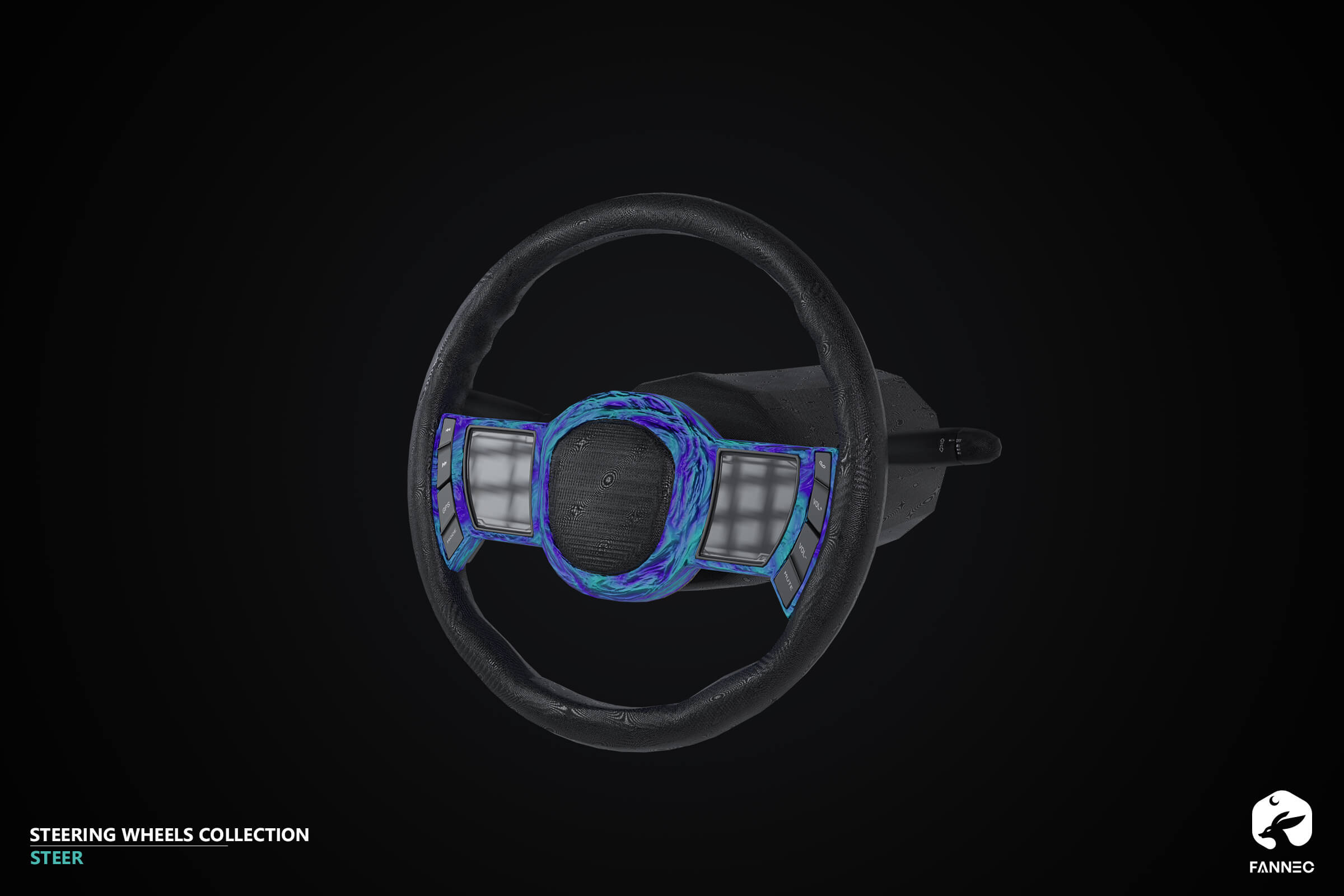 Steer - Steering Wheels Collection - Unreal Engine 3D Model by FANNEC