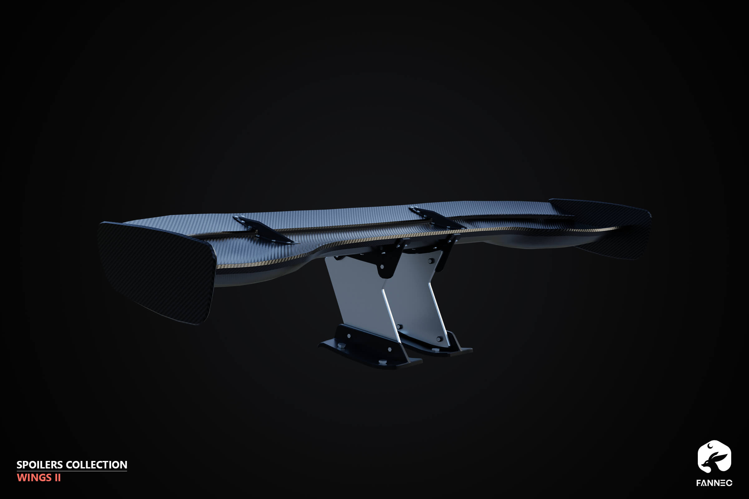 Wings - Spoilers Collection II - Unity 3D Model by FANNEC