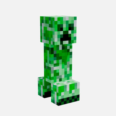 Creeper - Minecraft 3D Model by Fantasy999d