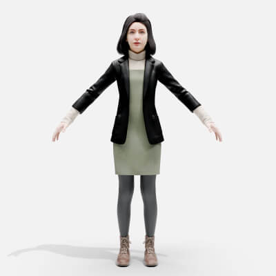 3D Model Diana Girl by Fantasy999d