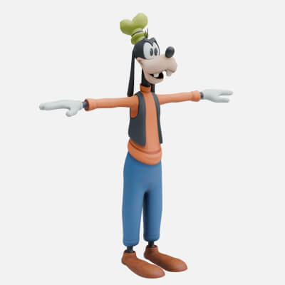 Disney Goofy - 3D Model by Fantasy999d