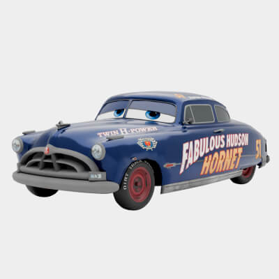 Doc Hudson - Cars 3D Model by Fantasy999d
