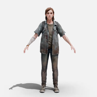 Ellie - TLOU2 3D Model by Fantasy999d