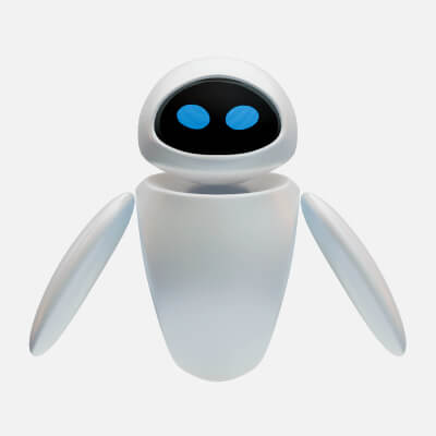 EVE - WALL-E 3D Model by Fantasy999d
