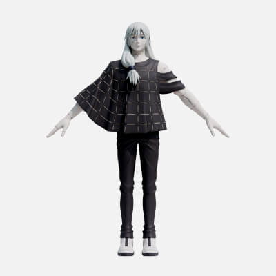Mahito - Jujutsu Kaisen 3D Model by Fantasy999d