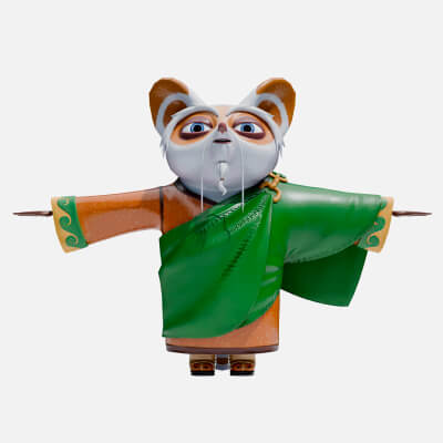 Master Shifu – Kung Fu Panda - 3D Model by Fantasy999d