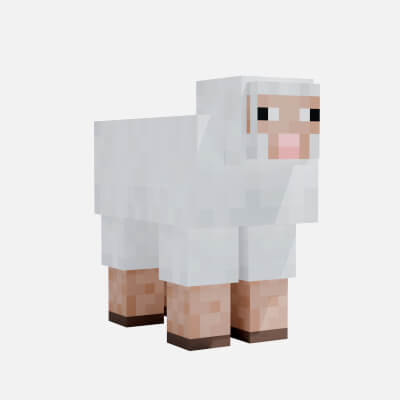 Sheep - Minecraft 3D Model by Fantasy999d