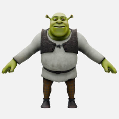 3D Model Shrek by Fantasy999d