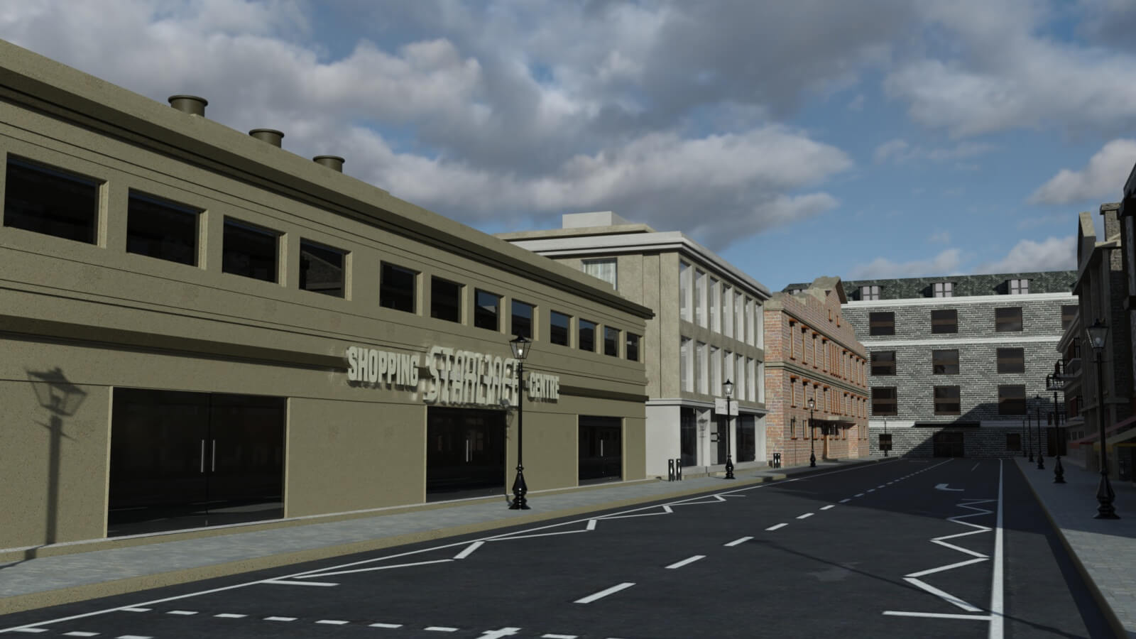 Greenwich Street - Blue Angel 3D Render by Fantasyart-3D