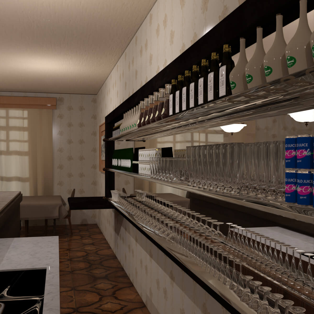 London Cafe - Blue Angel Daz Content by Fantasyart-3D