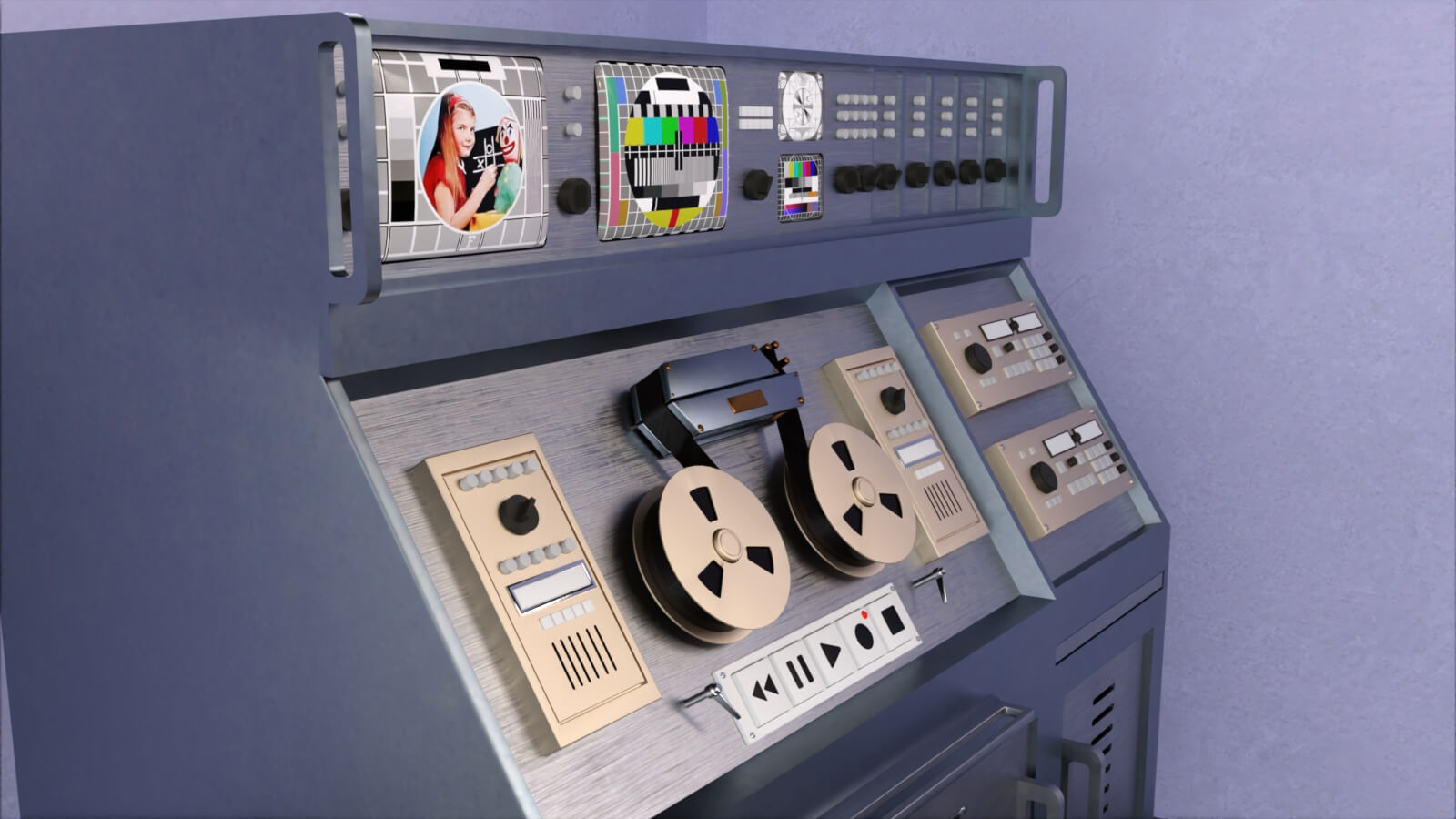 Quadruplex Videotape Recorder - Daz Content by Fantasyart-3D