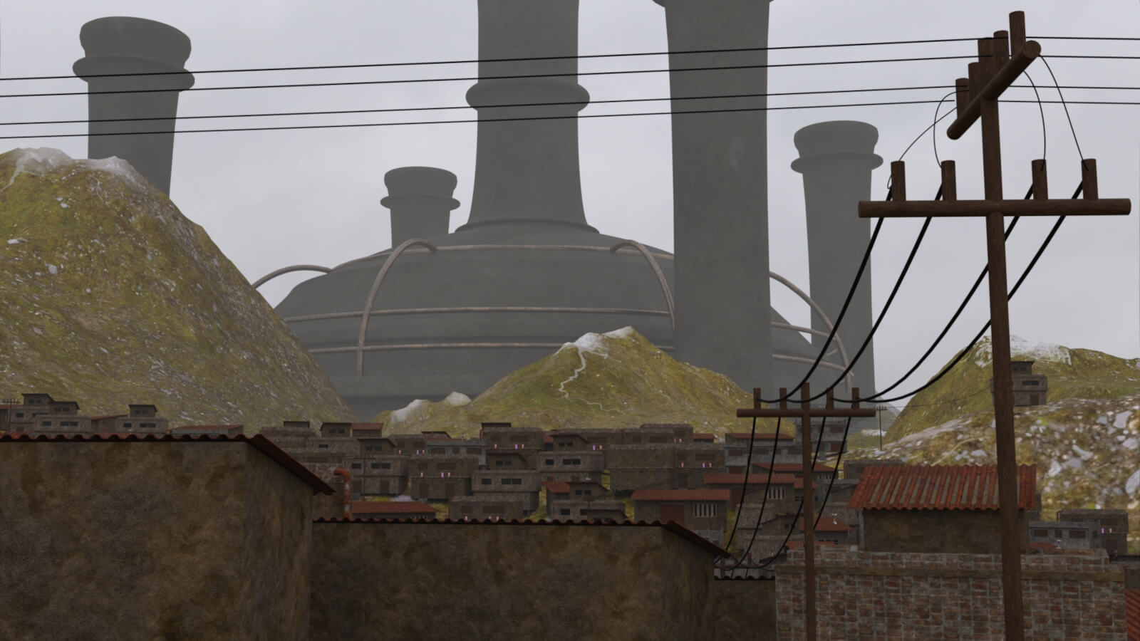 Tharelian Slum - Blue Angel Daz Content by Fantasyart-3D