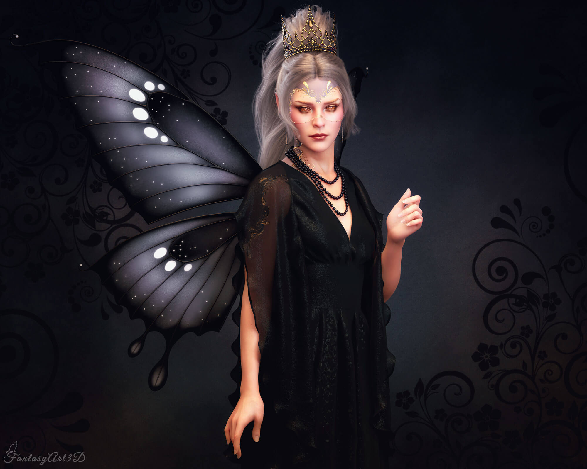 Fairy 3D Render, Digital Art by FantasyArt3D