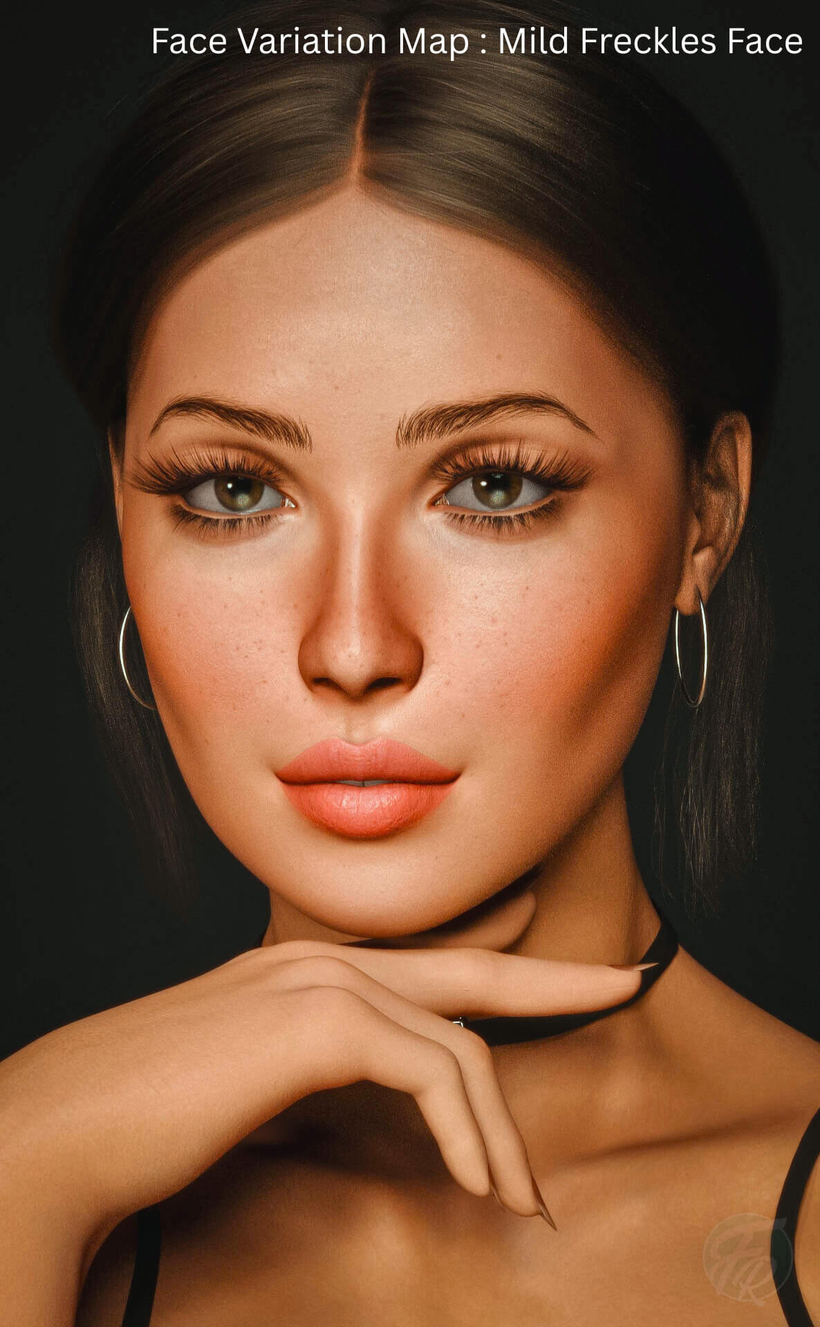 LEYA's Face Variation 3D Render, Digital Art by fantasyrenders