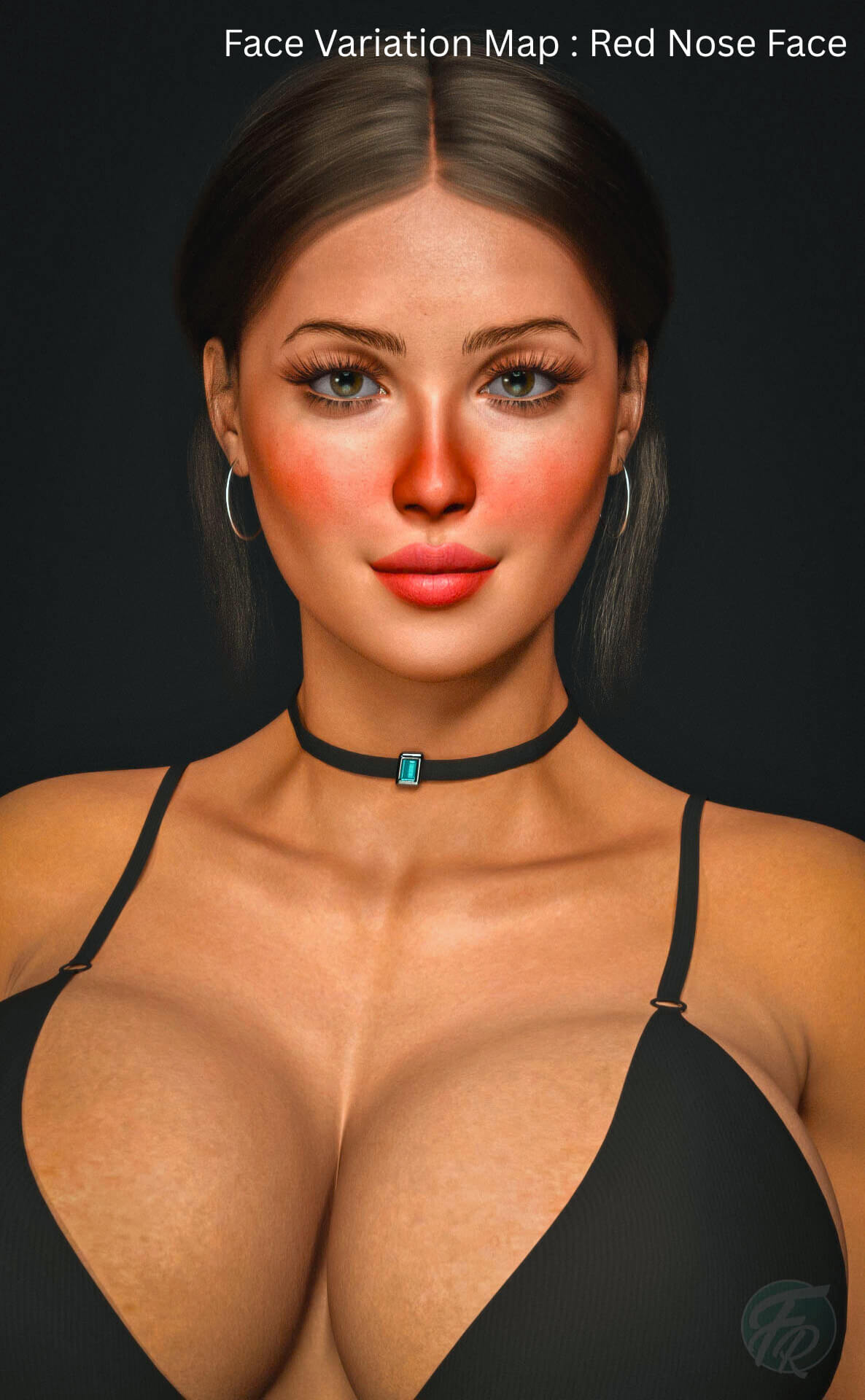 LEYA's Face Variation 3D Render, Digital Art by fantasyrenders