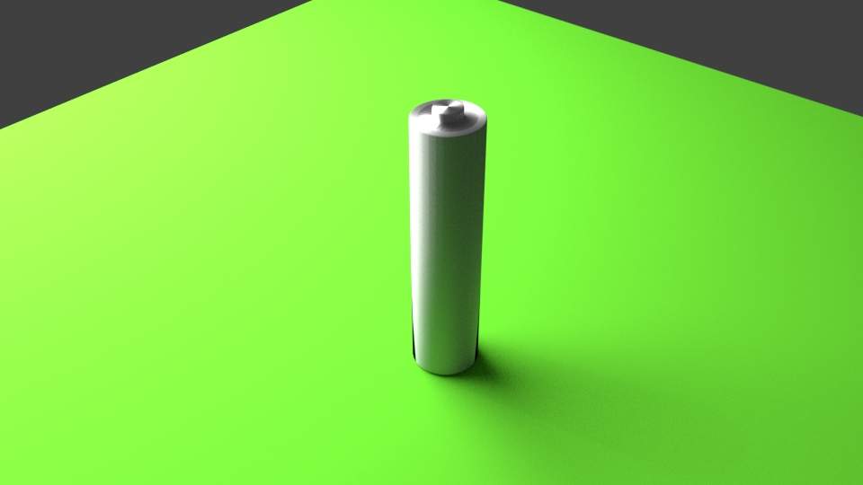 AAA Cell Battery - 3D Model by faraharis