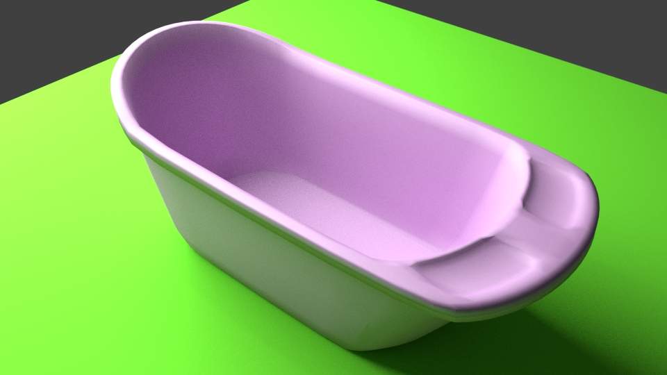 Baby Bathtub - 3D Model by faraharis