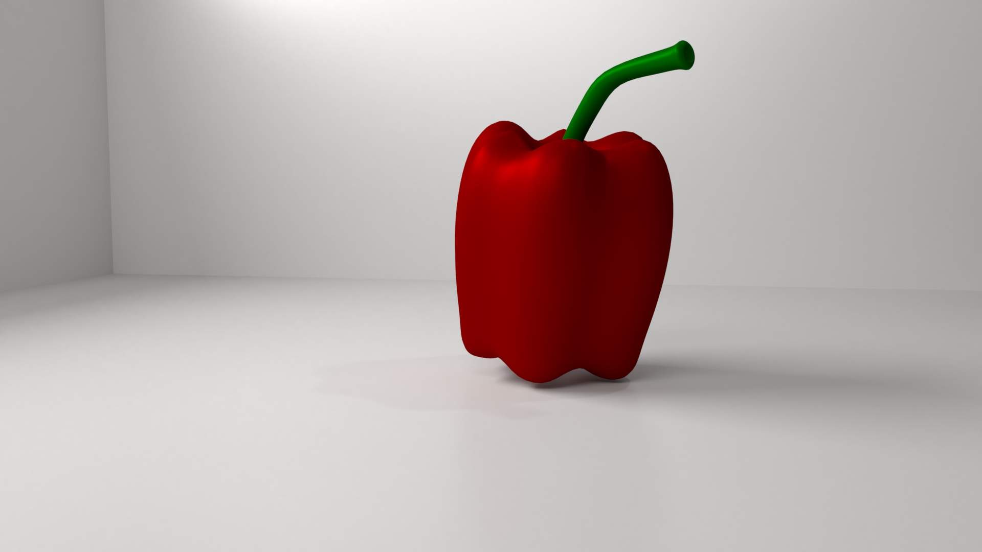 Bell Pepper 3 - Red 3D Model by faraharis