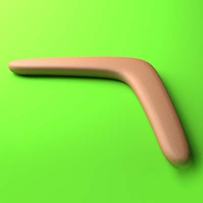 Boomerang 1 - 3D Model by faraharis