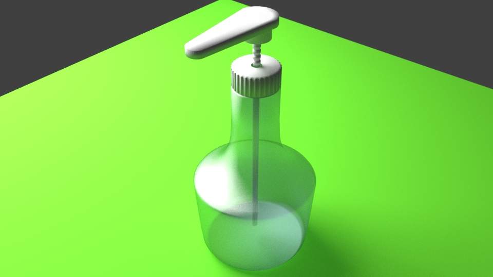 Bottle Hand Wash 1 - 3D Model by faraharis